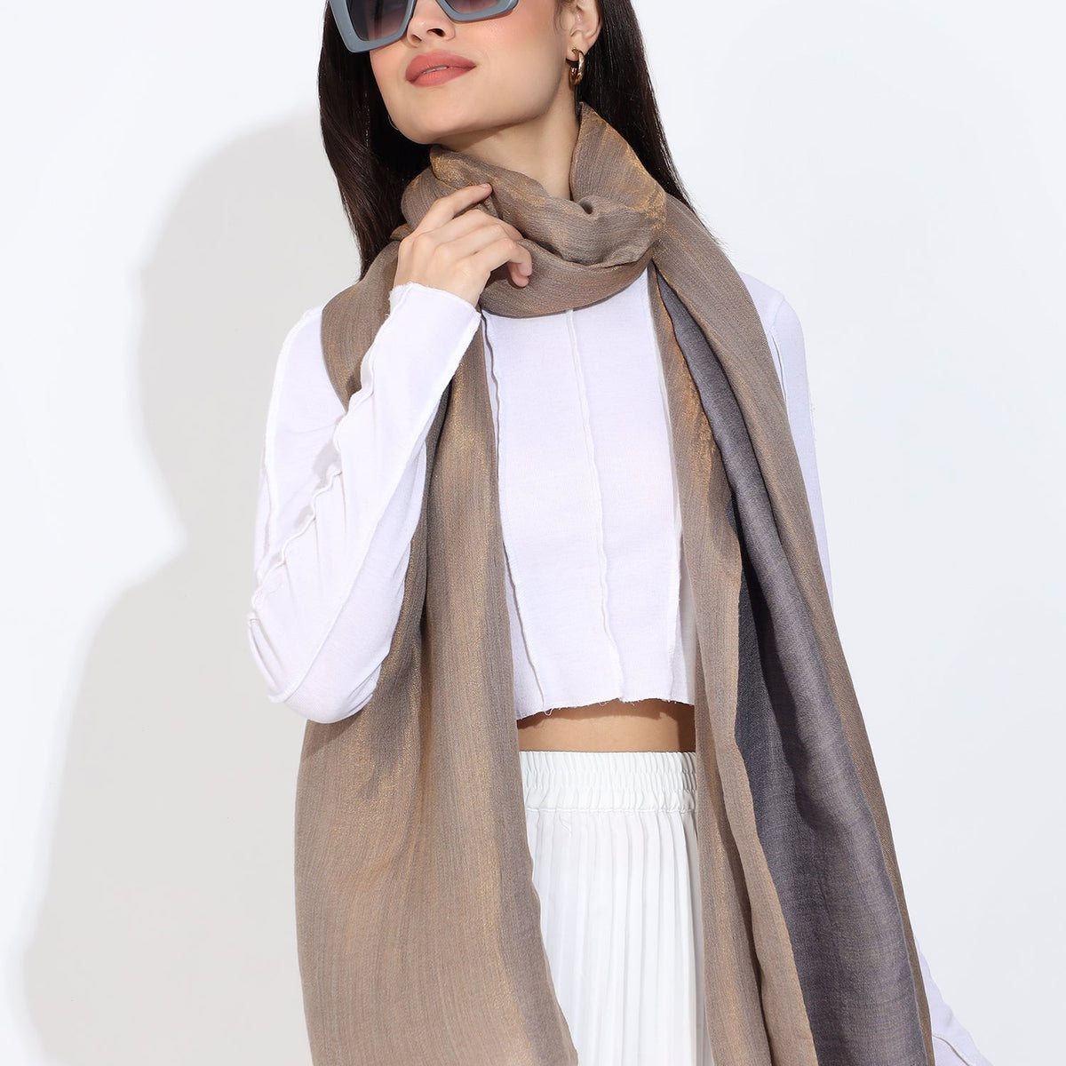 Party Wear Shawls Stoles Scarves Online India | Elabore Luxury ...